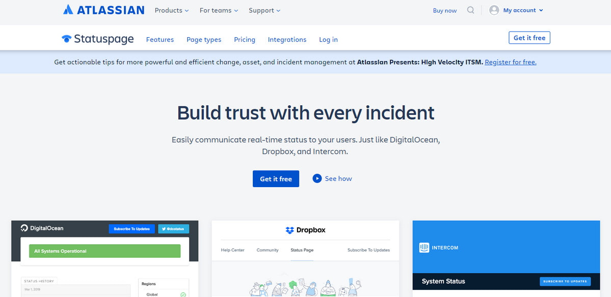 Best tools to create custom Status Pages for your website - HostArmada Blog