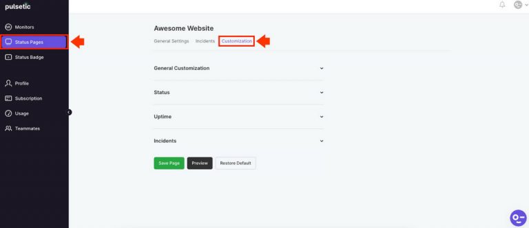 Best tools to create custom Status Pages for your website - HostArmada Blog