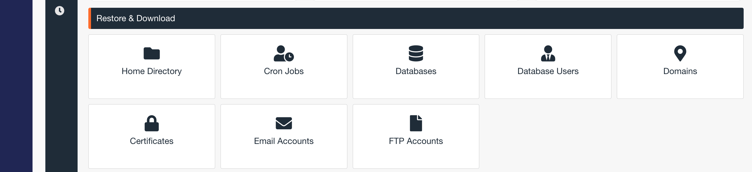 General Overview of JetBackup 5 Backup Restore Interface | HostArmada